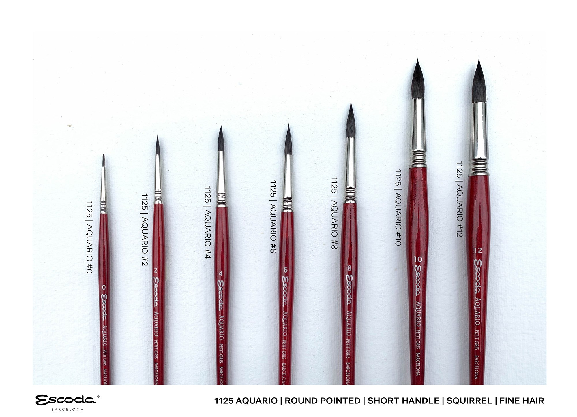 Купить Escoda белка Aquario 1125 кисть круглая Эскода
