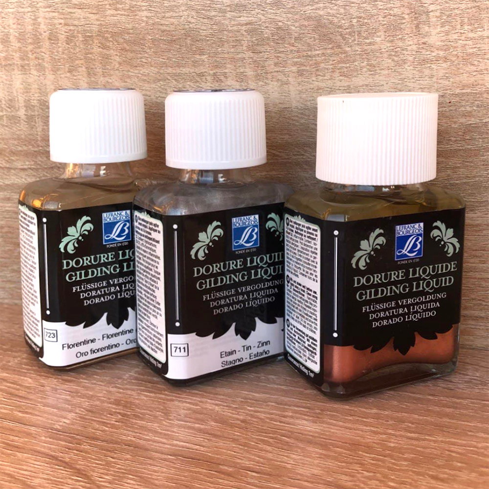 Купити Рідка поталь фарба 75 мл Лефранк Lefranc Gilding Liquid Brass
